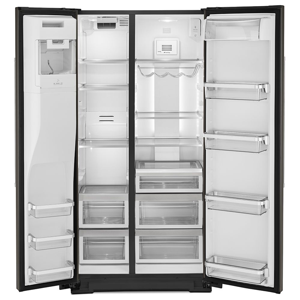 Nevera KitchenAid Side By Side 634 Lts - Negro Acero Inoxidable ...